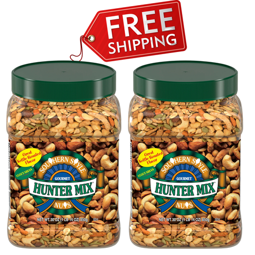 ( 2 Pack) Southern Style Nuts, Hunter Mix, Gourmet, 30 Oz FRESH Fast ...