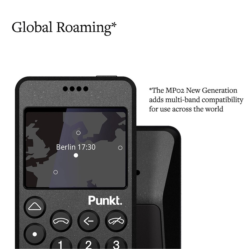 Punkt. MP02 Minimalist 4G LTE Cell Phone - 2GB RAM, 16GB Storage ...