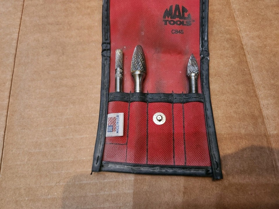 Mac Tools USA Deburring Bit Rotary Tip Edge Carbide Mechanic Metal Burr ...