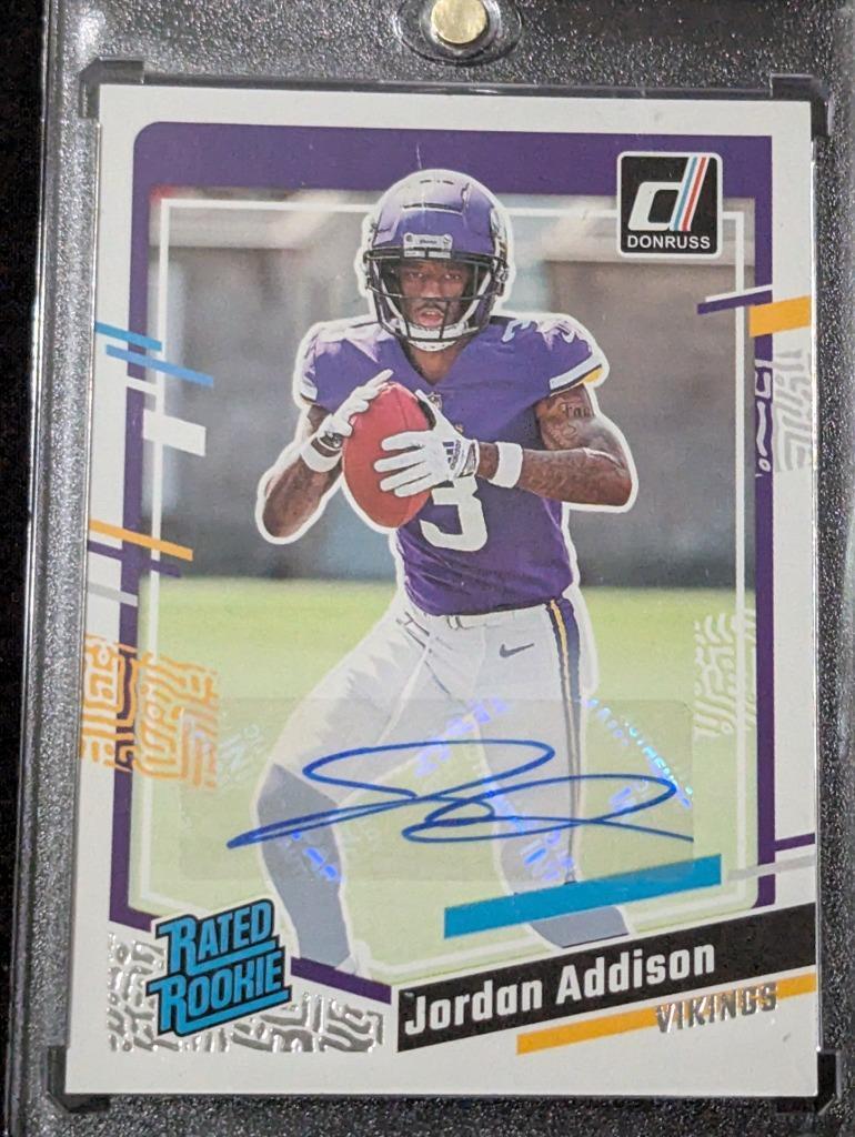 2023 Panini Donruss Football Jordan Addison Auto Rookie Card #368 | eBay