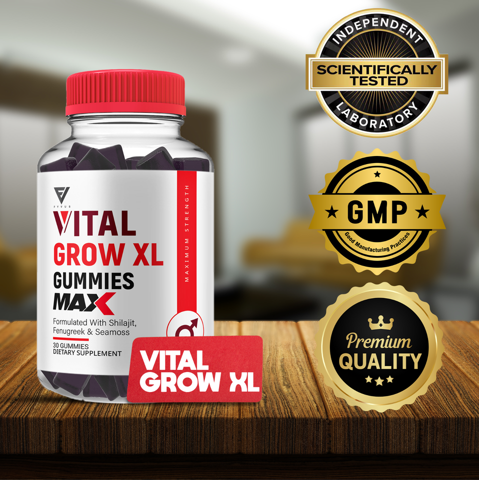 (5 Pack) Vital Grow XL Max Gummies VitalGrow XL Max Supplement (5 Month ...