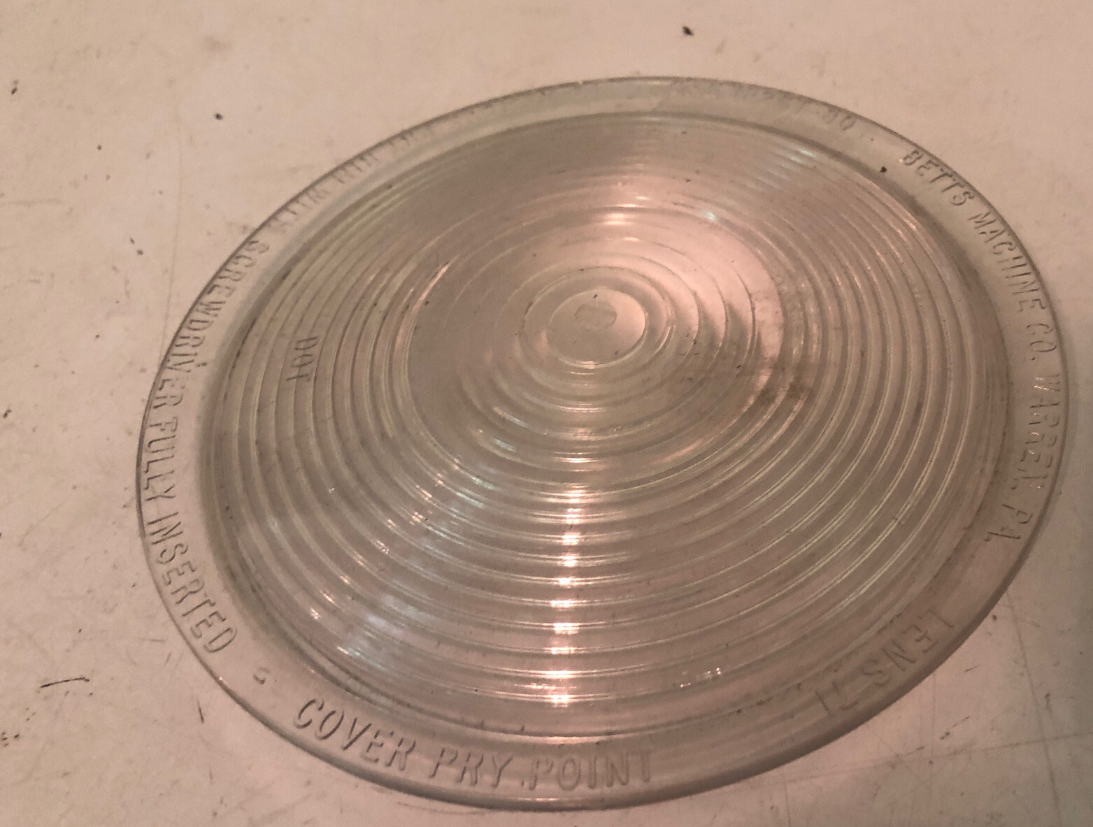 BETTS LENS # 71 CLEAR LENS REPLACEMENT LENS USED | eBay