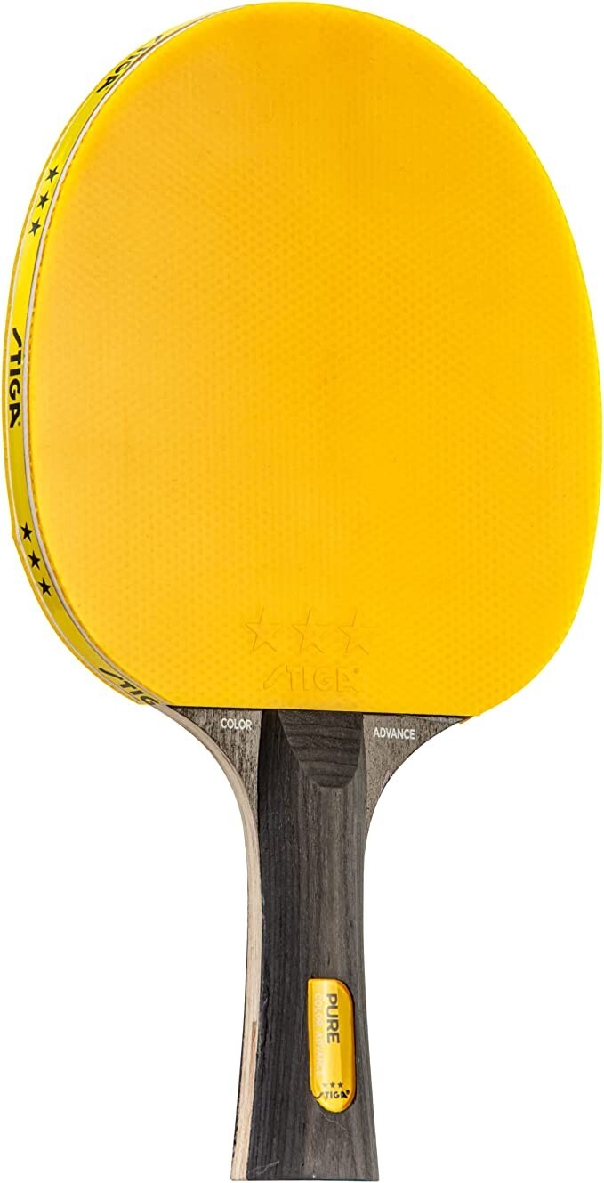 Stiga Pure Color Advance Premium YELLOW Ping Pong Table Tennis Paddle ...