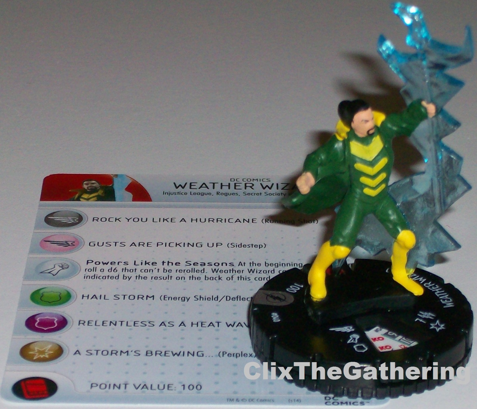WEATHER WIZARD #040 The Flash DC HeroClix Rare | eBay