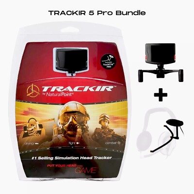 Natural Point TrackIr 5 Optical Head Tracking System Bundle +Track Clip ...