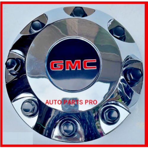 ONE 2011-2017 GMC Sierra 3500 1-ton Dually FRONT Wheel Hub Center Caps ...