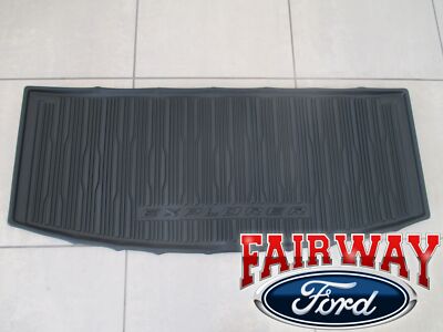 20 thru 21 Explorer OEM Ford Black Cargo Area Protector Mat Liner ...