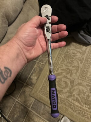 Matco Tools 3/8 Locking Flex Head Ratchet 12.5 Inch Purple USA... | eBay