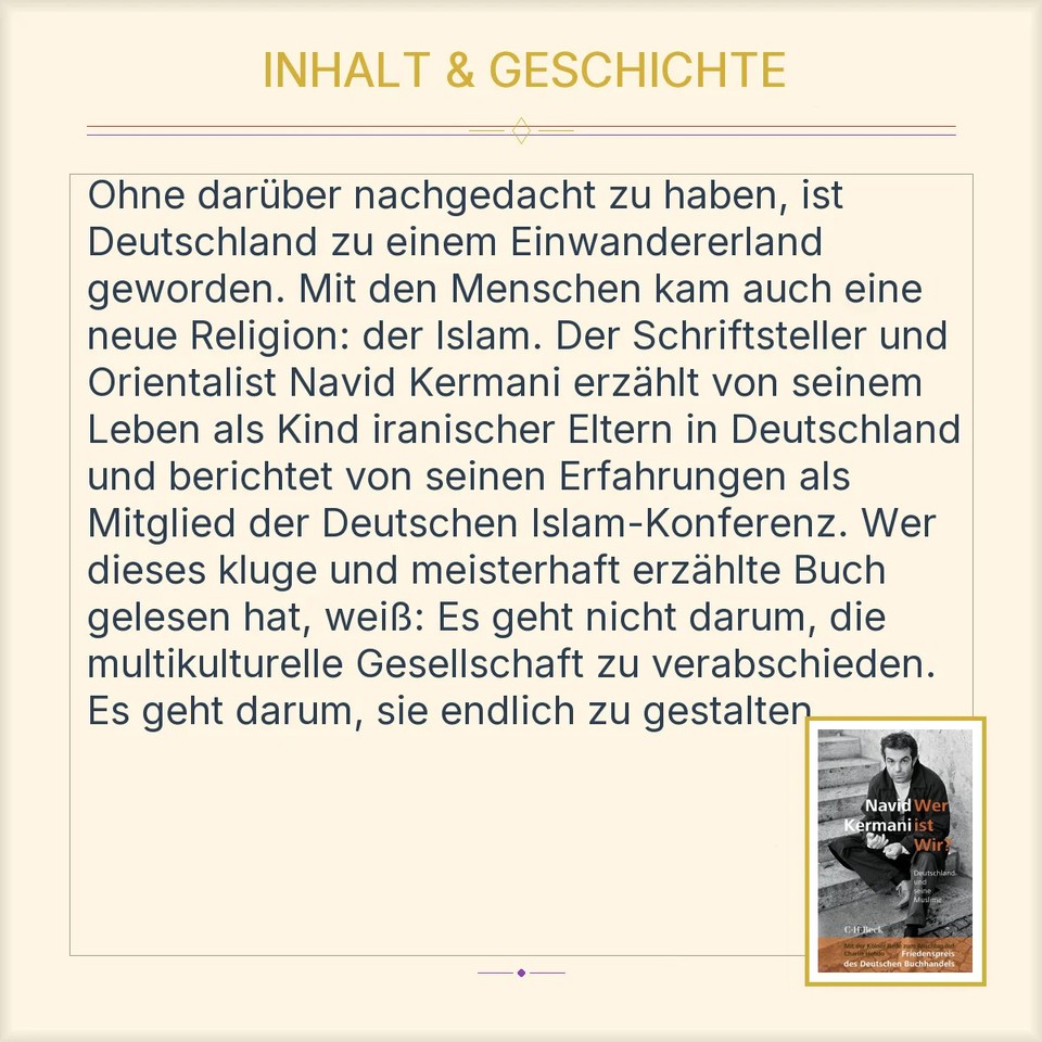 Navid Kermani: Qui Sommes-Nous? Allemagne, Islam, Livre | eBay