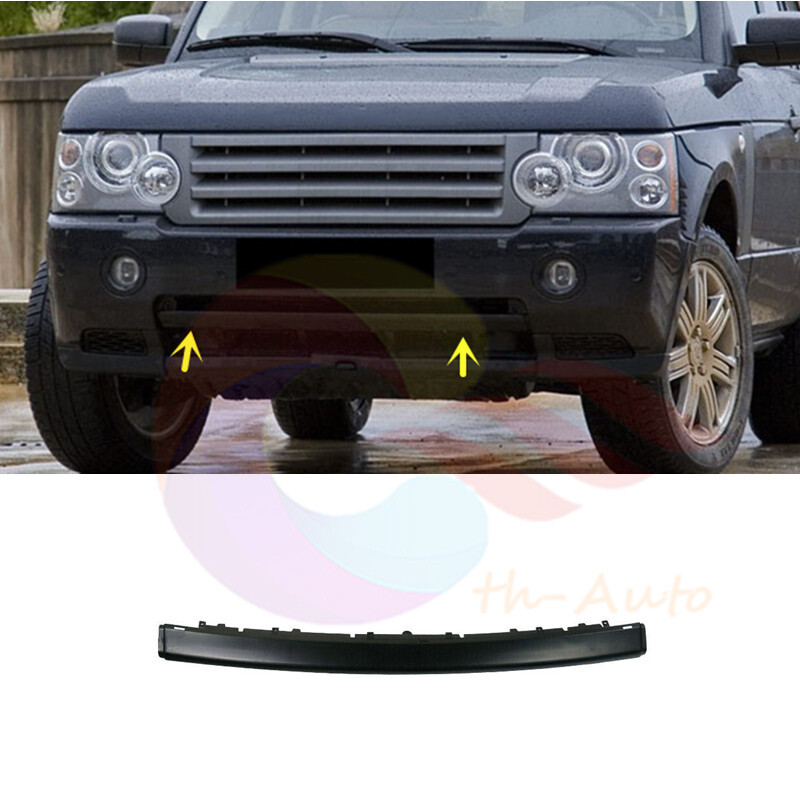 Black Front Bumper Center Air Deflector Spoiler Trim For Range Rover ...