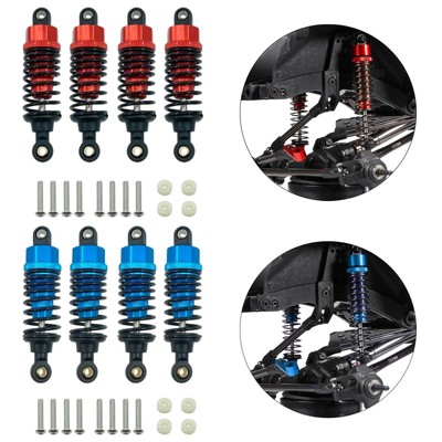 4 Pieces 1/10 RC Shock Absorber, Oil Filled RC Shocks Spare Parts ...