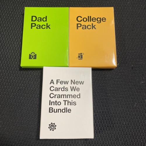cards against humanity Card Pack Lot Dad, College, New Cards | eBay