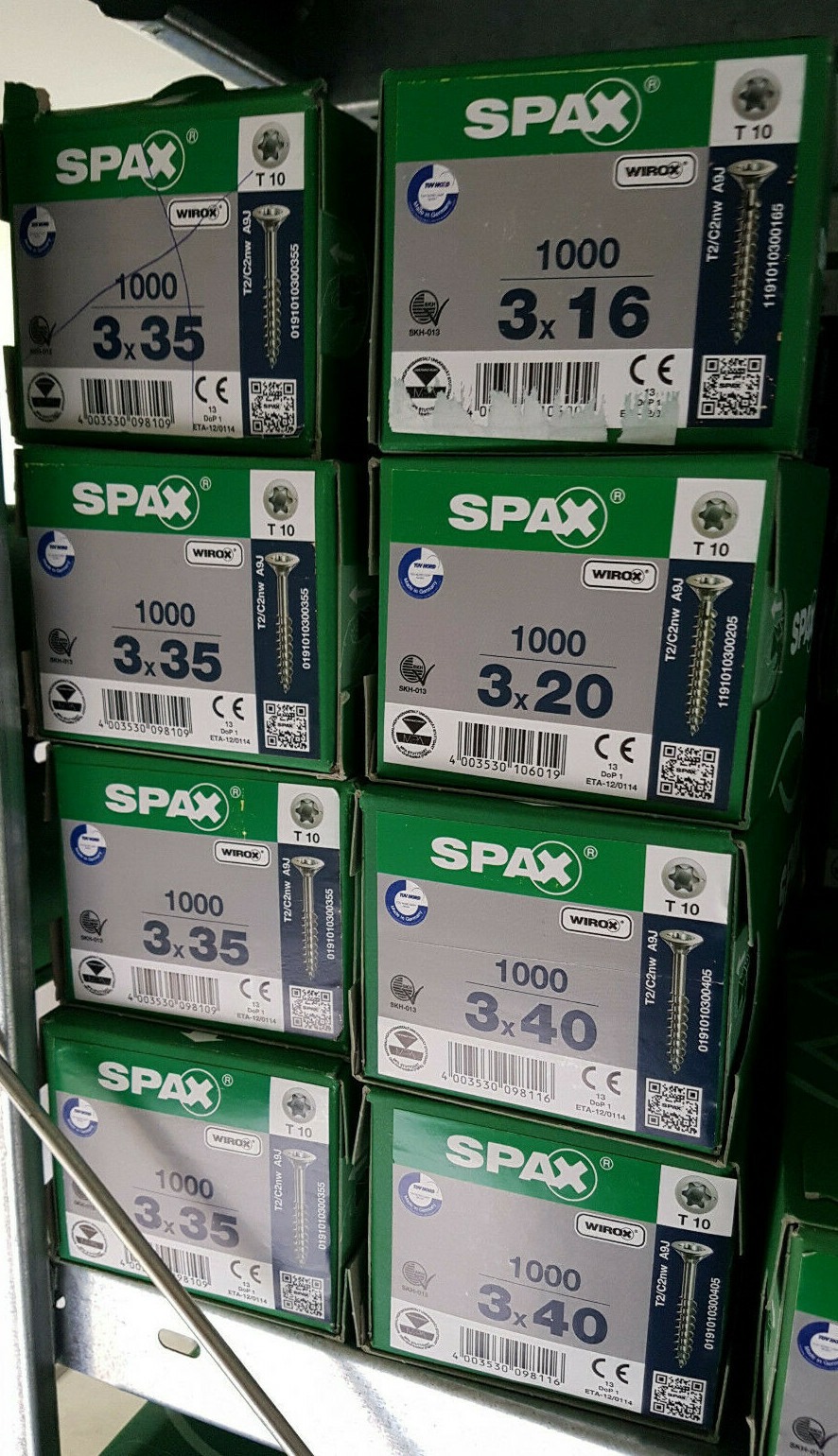 SPAX ®Wirox verz. Original ABC T-Star Plus Senkkopf, Torx ...