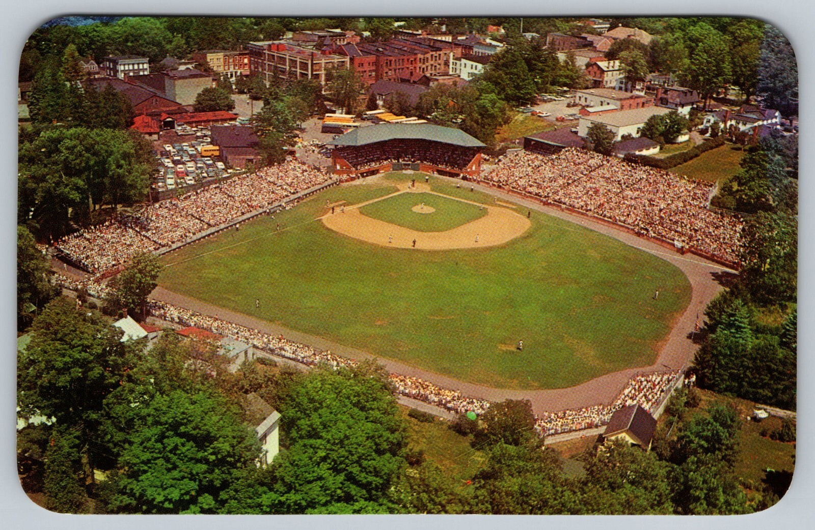 Doubleday Field Cooperstown NY New York Hall of Fame Stadium Postcard ...