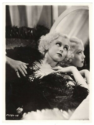 TOBY WING ALLURING POSE GOWN GLAMOUR PORTRAIT 1930s VINTAGE ORIGINAL ...