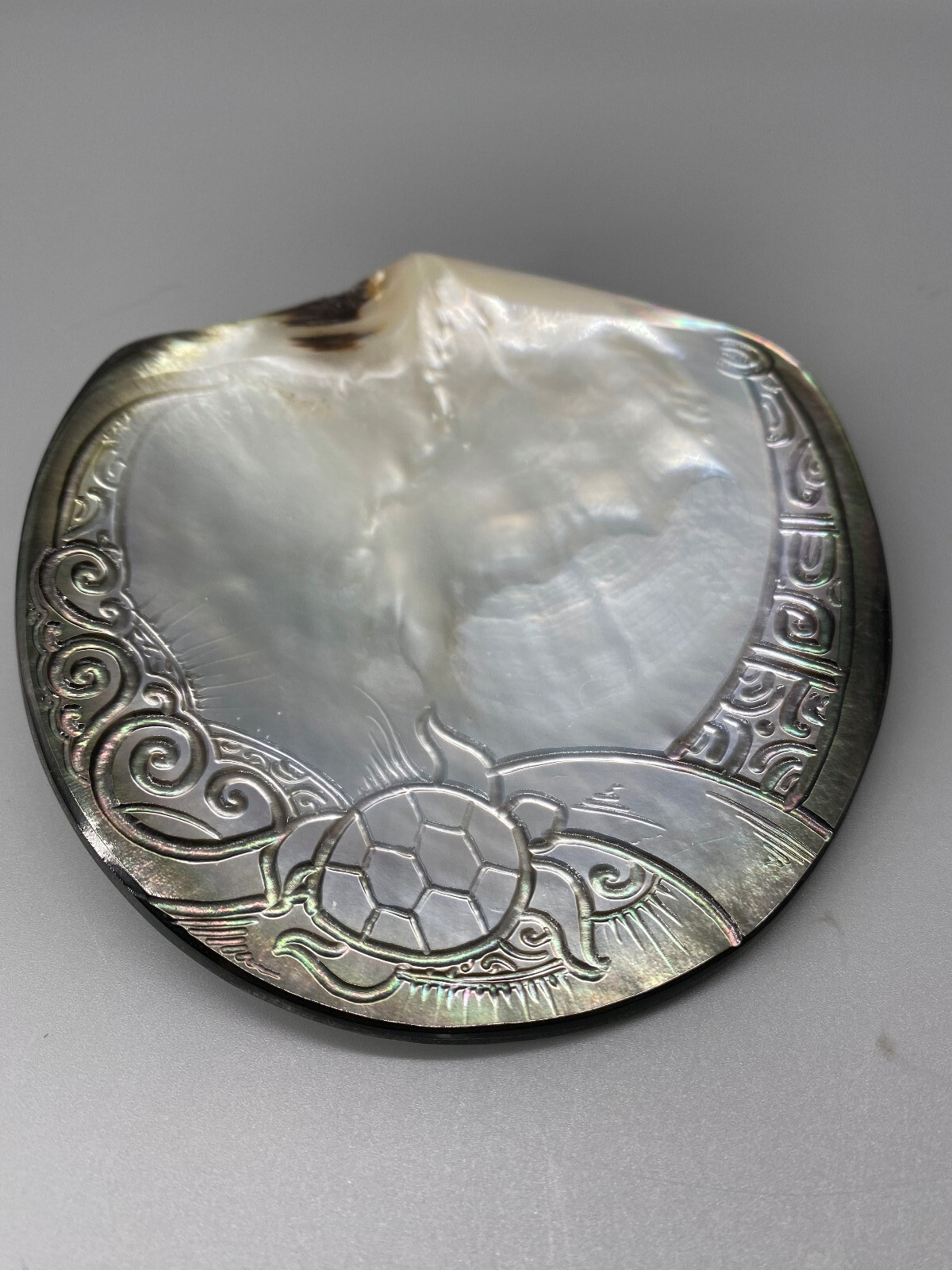 Hand Carved Tahitian Pearls