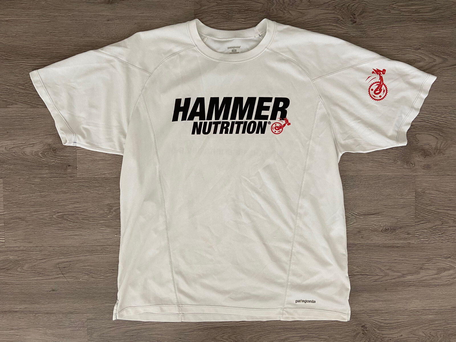 Patagonia Hammer Nutrition T-Shirt Size Medium - Gem