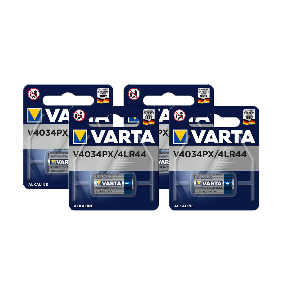 Varta V4034PX 4LR44 Alkaline 6V 1er Blister - Menge wählbar - | eBay