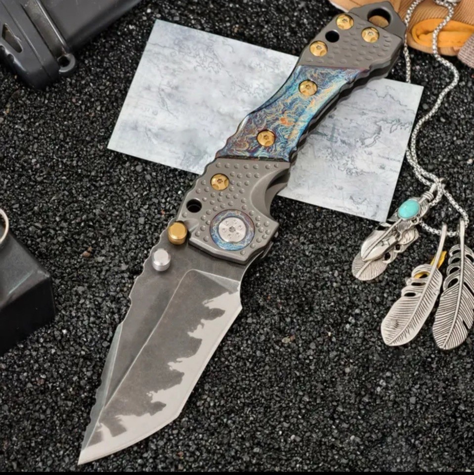 Miller Bros Blades MBB inspired Tanto T1 knife Z-wear pm Ti coating | eBay