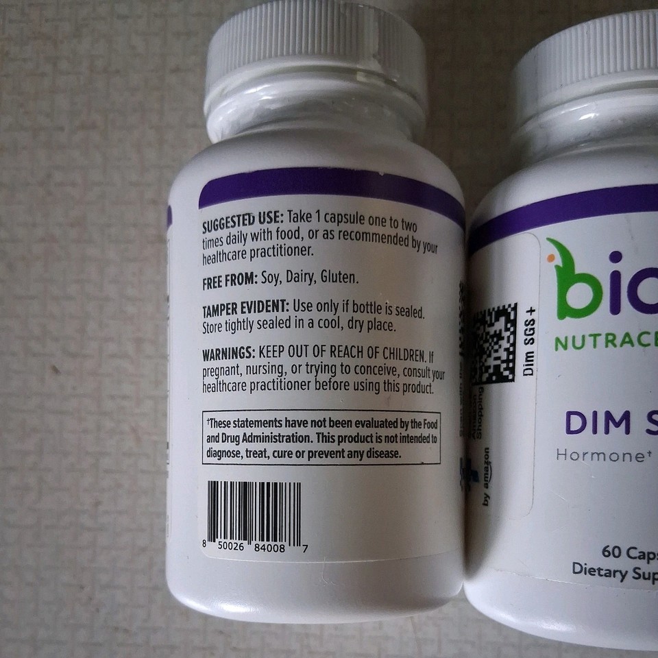 Biote Nutraceutical DIM SGS+ Hormone + Detox 3 bottles 3x60 exp 10/26 ...