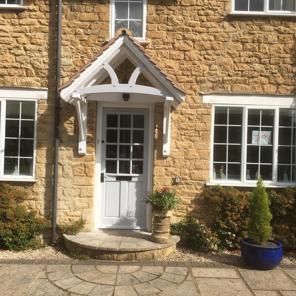 Cottage Style Front Door Canopy Door Canopy Photos & Ideas | Houzz