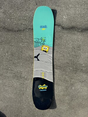 Salomon Grail Spongebob 110cm Youth Snowboard NO BINDINGS | eBay
