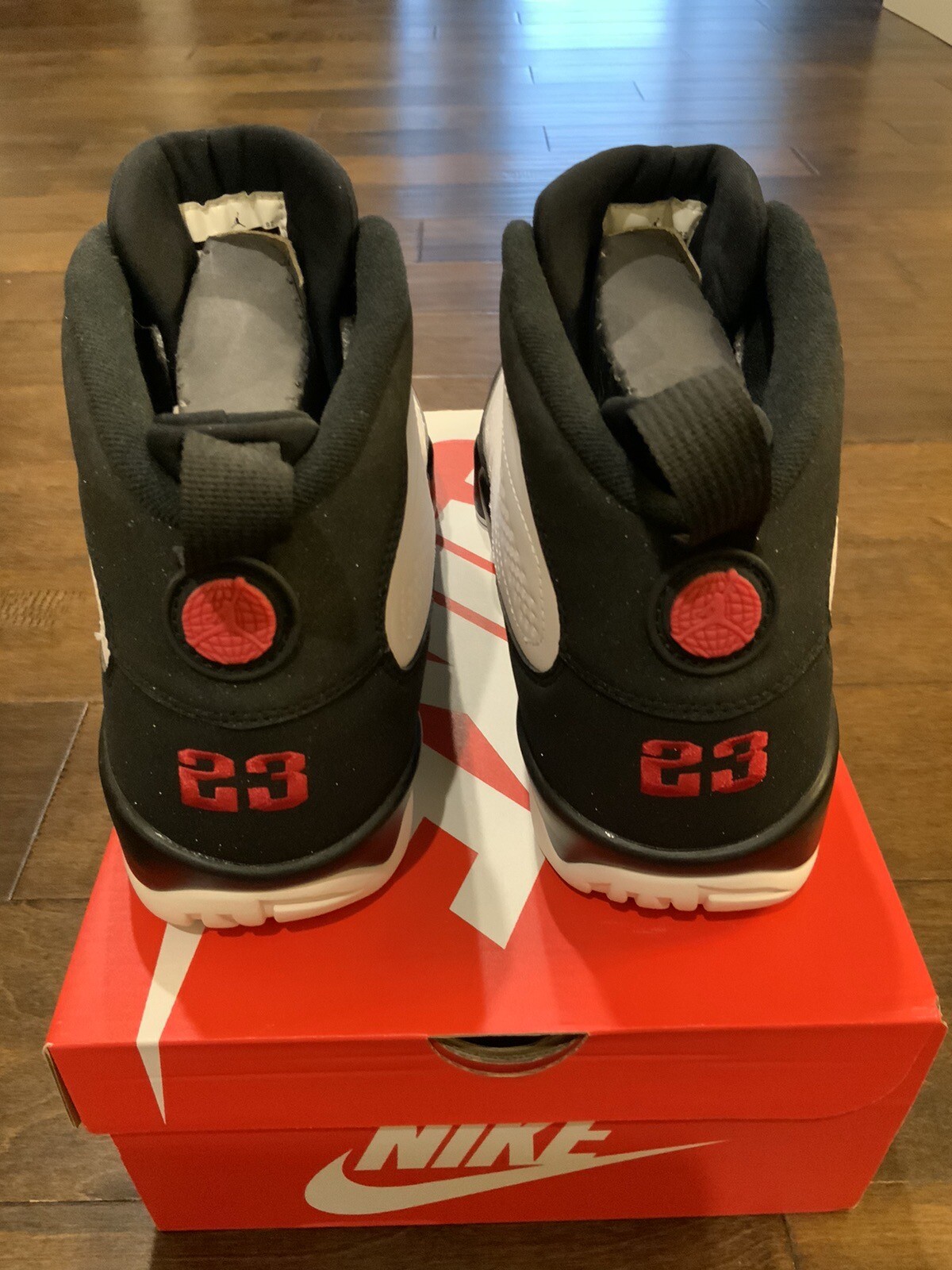 2016 Nike Air Jordan Retro 9 IX “Playoffs” White/Black/Red Size 11 ...