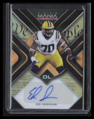 ED INGRAM 2022 Wild Card Auto Mania We The People 12/15 Minnesota ...