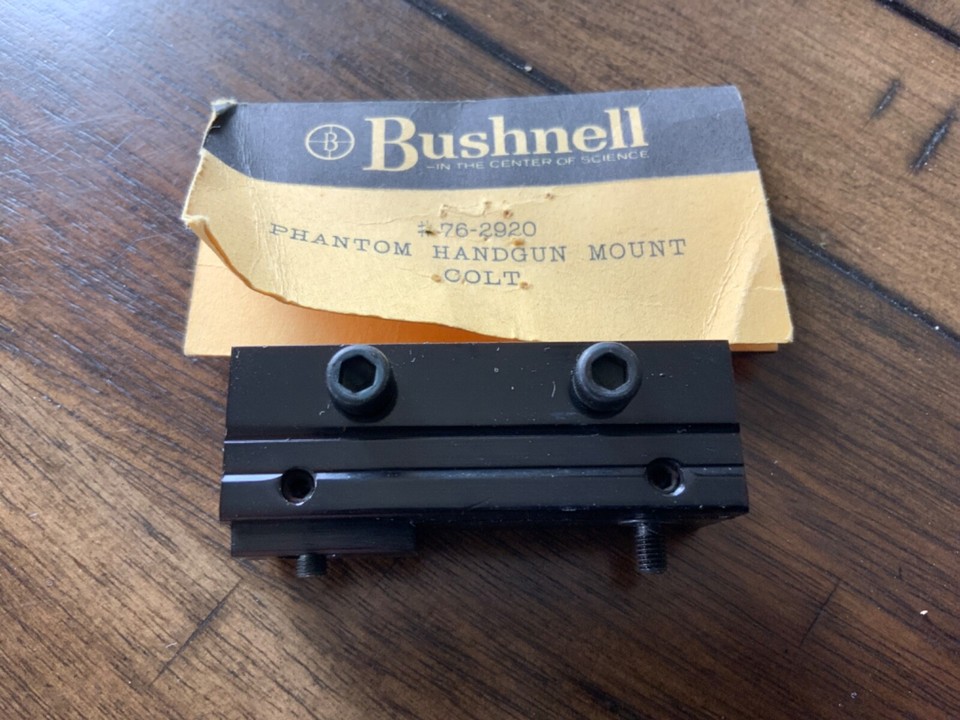 Vintage Bushnell Phantom HANDGUN Scope Mount 76-2920 Colt, NEW | eBay
