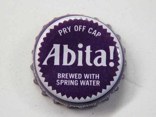 Beer Bottle (White on Purple) Crown Cap Abita Brewery ~ Abita Springs ...