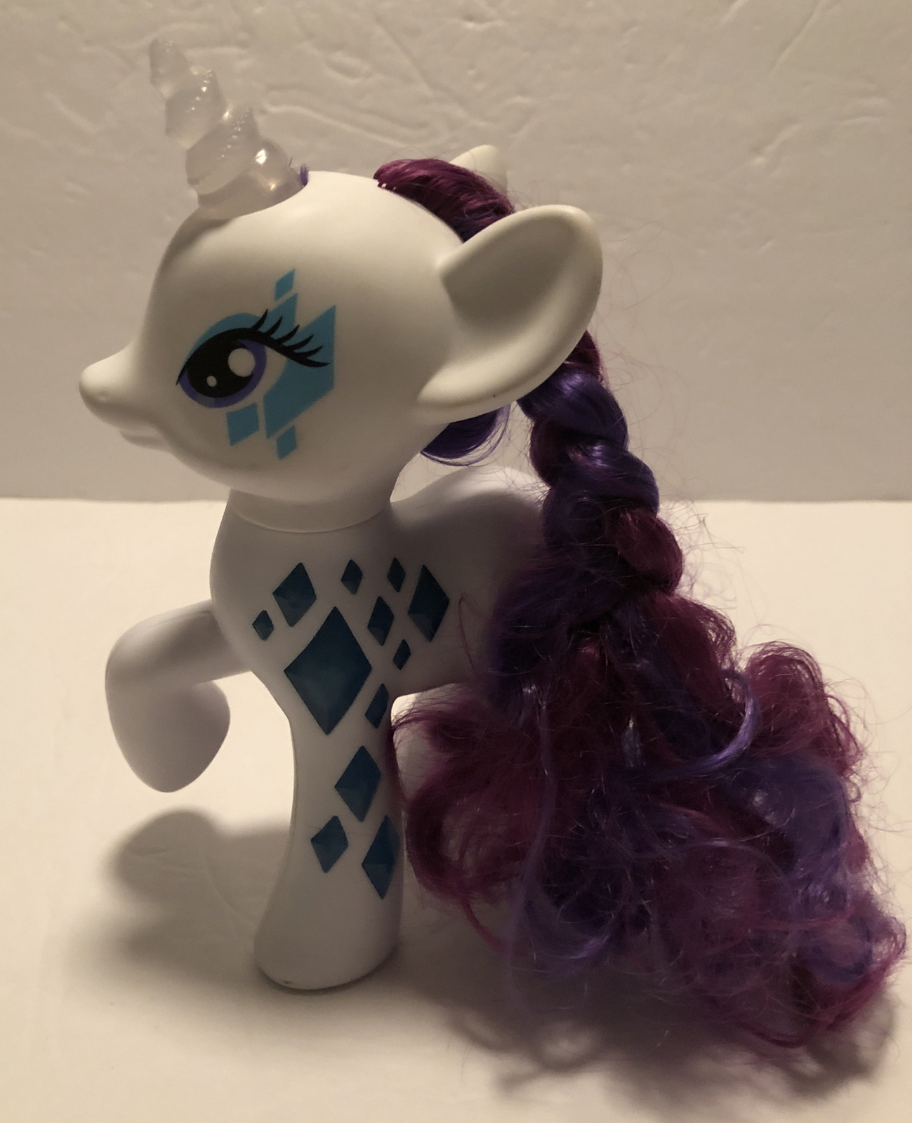 Hasbro My Little Pony Unicorn Magic Glamour Glow Rarity Light Up Blue ...