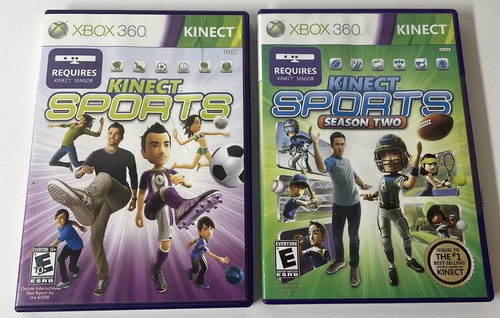 Kinect Sports Season 1 and Season 2 Bundle XBOX 360 Kids Family Games ...