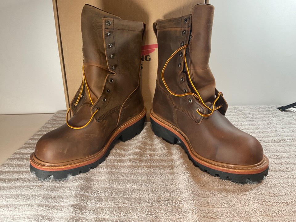 Red Wings 2219 MEN'S 9-INCH INSULATED, WATERPROOF SAFETY TOE LOGGER ...