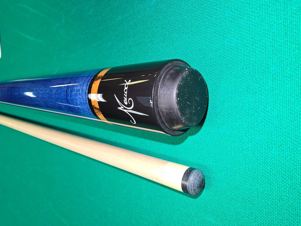 Meucci ANW-1 Blue Stained Pool Cue w/ Pro Shaft & Free Hard Case! | eBay