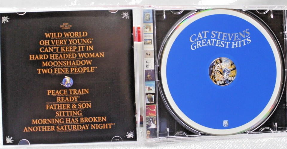 Cat Stevens Greatest Hits CD Music Wild World Peace Train 1972 / 2000 ...
