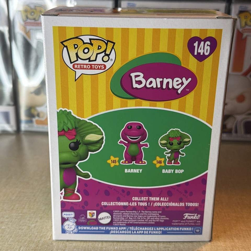 Funko Pop Retro Toys Barney Baby Bop #146 Vinyl Figure NEW NIB | eBay