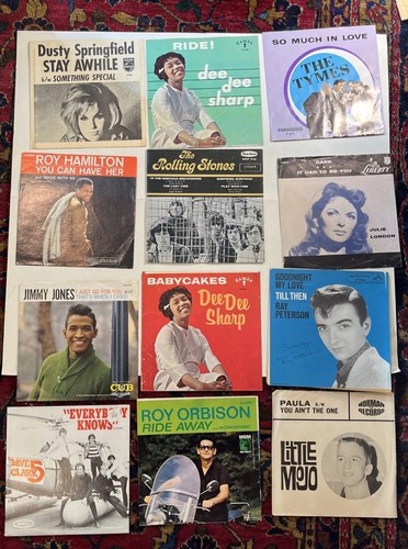 Lot Of 12 Diff 45 Rpm Picture Sleeves Rock Pop R&B Look | eBay