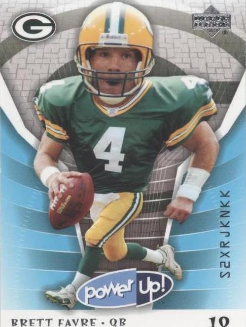 2004 Upper Deck Power Up! Brett Favre #34 for sale | eBay