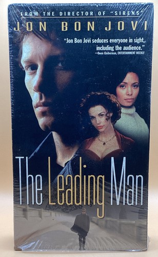 The Leading Man VHS 1998 Jon Bon Jovi PROMO SCREENER Partial Shrink ...