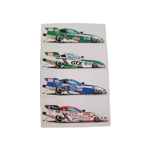 2011 Castrol Force Funny Car Promo Sticker Sheet John Force B27:5937 | eBay
