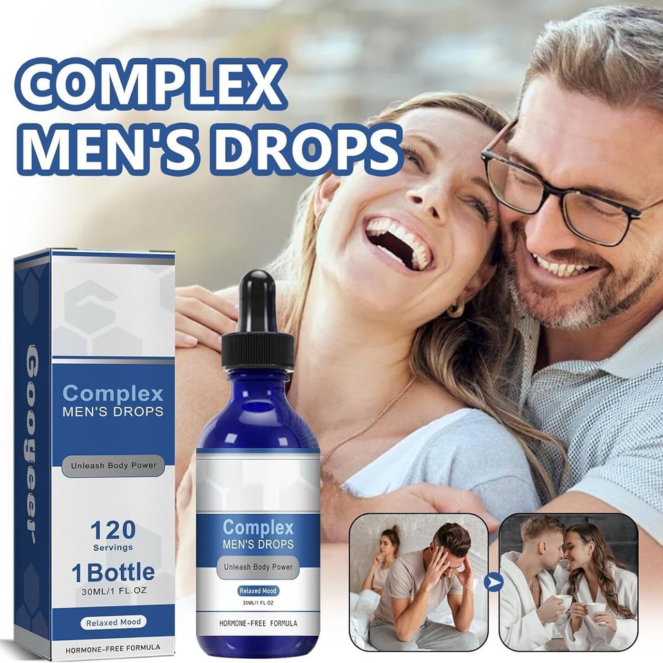 Complex Men's Drops Super Potent Version, Secret Drops for Strong Men ...