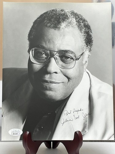 James Earl Jones autographed signed B&W 8x10 Photo w. JSA Basic Cert ...