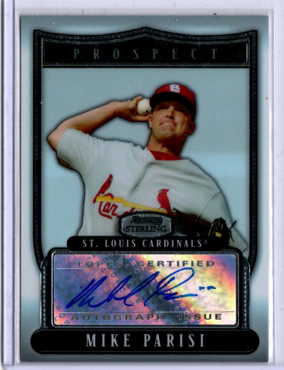 2007 Bowman Sterling Baseball Mike Parisi ROOKIE AUTO CARDINALS | eBay