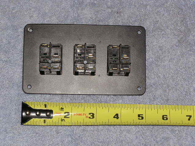 RV Marine Bus Van 3 gang 12v Switch panel LED on / off light - Aqua-Hot ...