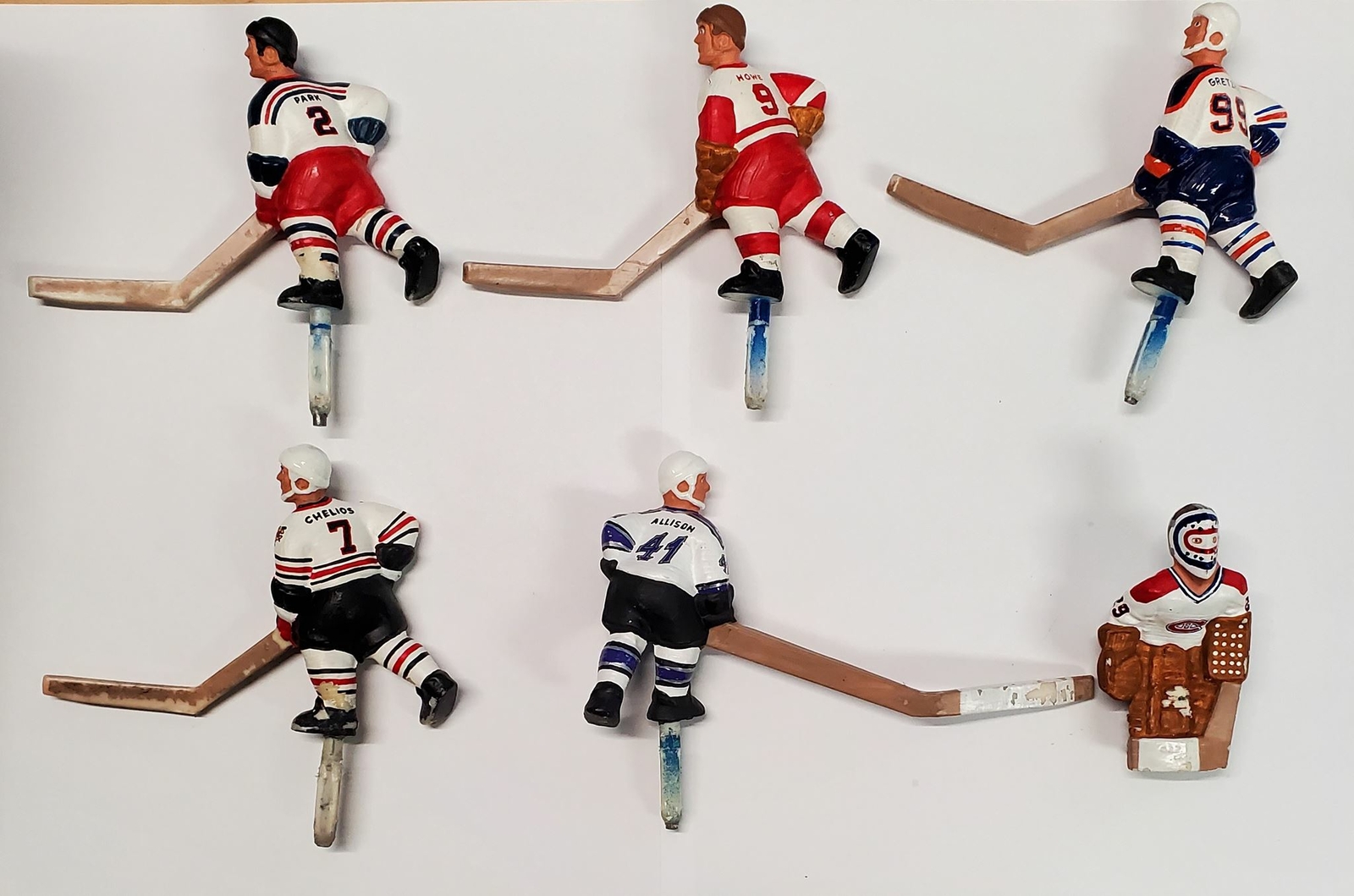 Super Chexx Custom NHL All-Stars Set of 6 Gordie Howe Wayne Gretzky Ken ...