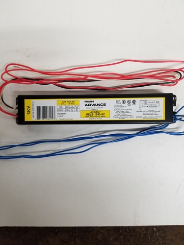 Phillips Advanced RELB1S40SC Rapid Start Electronic Ballast F40 F34 T12 ...