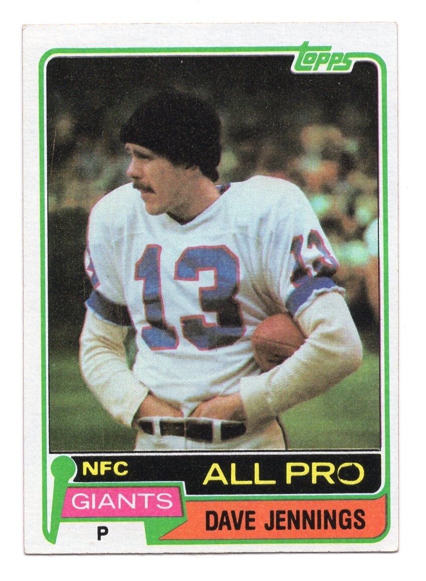 1981 Topps #110 Dave Jennings | eBay