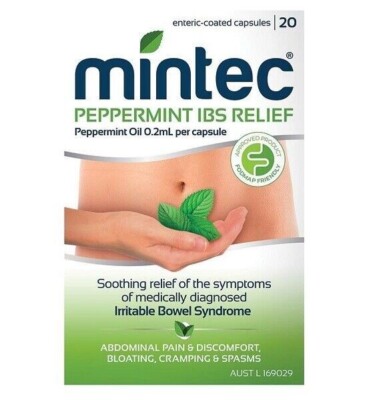 Mintec Peppermint IBS Relief 20 Capsules | eBay