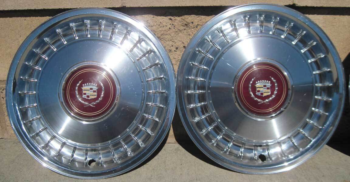 80s Cadillac Seville DeVille Fleetwood Brougham Hubcaps Set of 4 | 15 ...