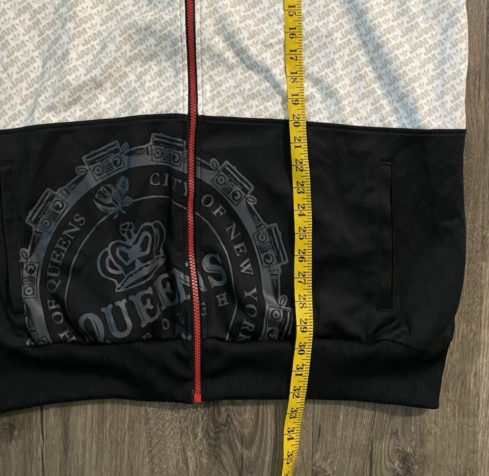 Men XXL adidas Jam Master Jay Run DMC Queens Borough Track Jacket dame ...